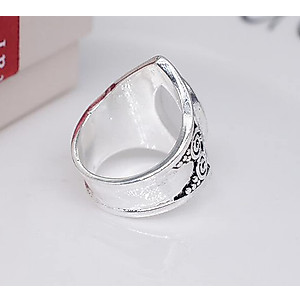 Koguxuix Vintage Silver Ring 925 Sterling Silver Natural Moonstone Women Jewelry Elegant Gemstone Wedding Ring (8)