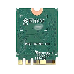 Wi-Fi 6E AX210NGW Wireless WiFi Card BT5.2 M.2 2230 Tri-Band Expands WiFi to 6GHz 160MHz 802.11ax ac MU-MIMO AX210 AX5400Mbps wifi 6E Network Card Better AX200NGW for PC Laptops Only for Windows 10 11