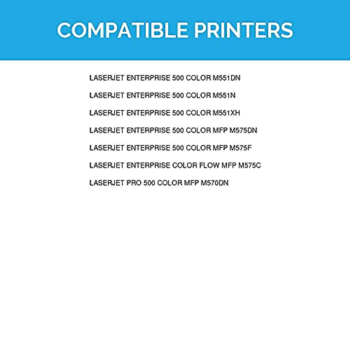 LD Products Remanufactured Toner Cartridge Replacement for HP 507A 507X CE403A (Standard Yield, Magenta) Compatible with Laserjet Enterprise M551n M551dn M551xh M570dw M570dn M575c M575dn M575f