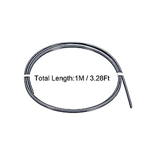 uxcell 3/16-inch Plastic Welding Rods PVC Welder Rods for Hot Air Gun 3.3ft Grey