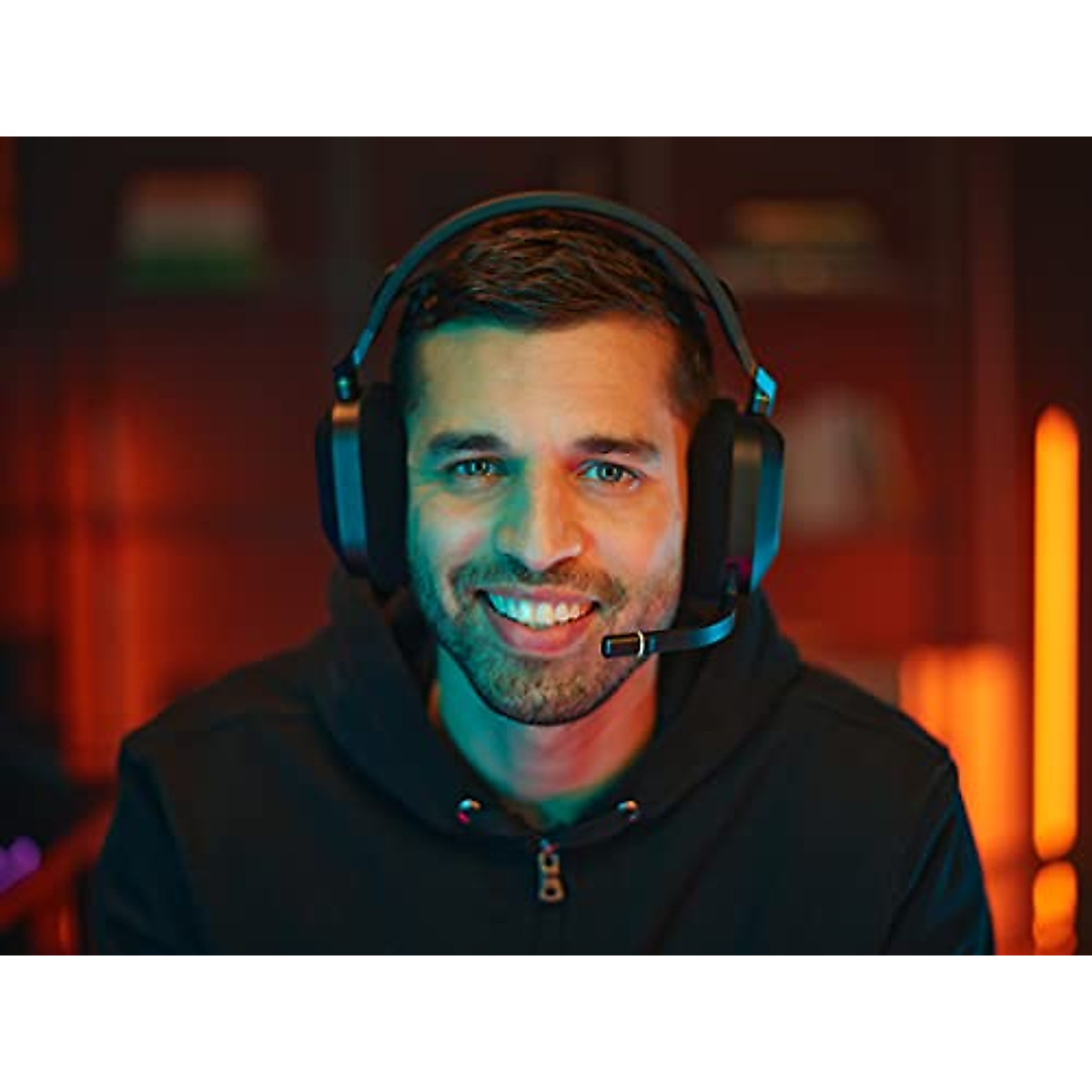 Corsair HS80 RGB WIRELESS Premium Gaming Headset with Dolby Atmos Audio (Low-Latency, Omni-Directional Microphone, 60ft Range, Up to 20 Hours Battery Life, PS5/PS4 Wireless Compatibility) Black