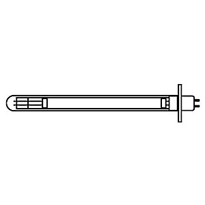 TUVL-215, TUVL-200-E, 15" Lamp for Fresh Air Blue-Tube, AHU Series 1, and APCO MAG 15, OEM Quality Premium Compatible Lamp Bulb. (Bulb has The Notch on The Base) Guaranteed for One Year