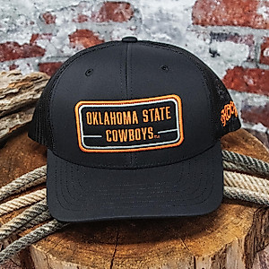 HOOEY Men's Oklahoma State University Officially Licensed Collegiate Hat (US, Numeric, 0, 8, 7063T-Black)