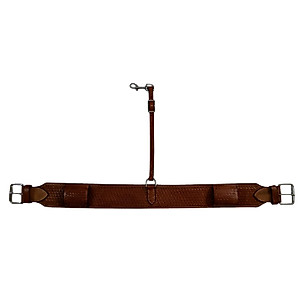 Handmade Western Saddle Rear Cinch Hand Tooled Leather Horse Saddle Back Girth Flank Cinches LC-002