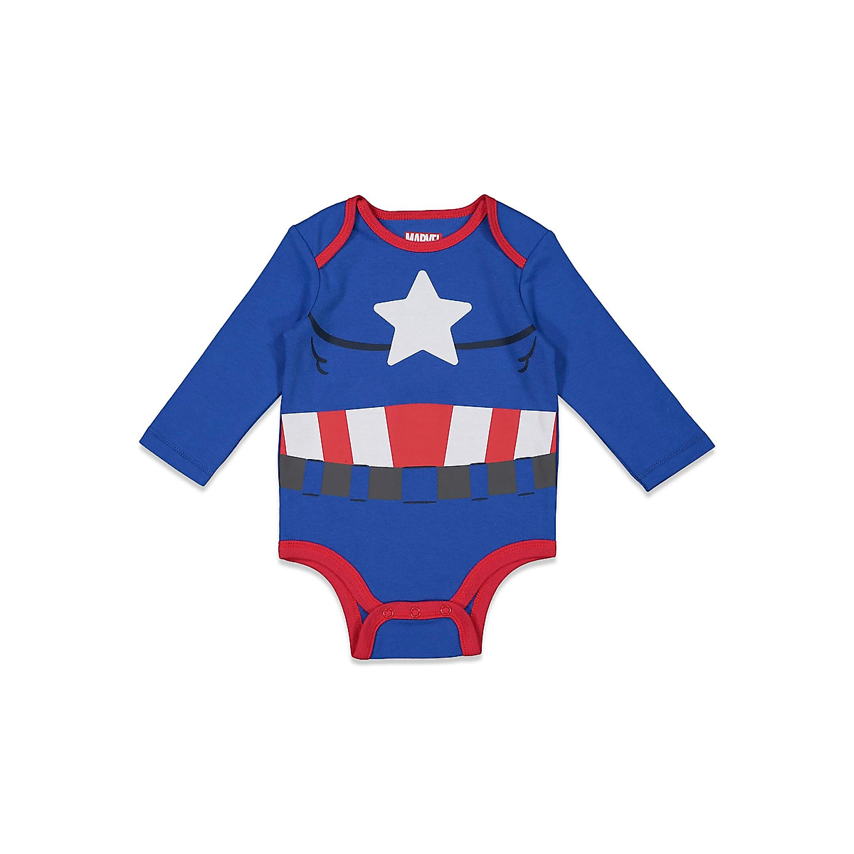 Marvel Baby Boys 5 Pack Bodysuits Hulk Spiderman Iron Man Captain America 3-6 Months