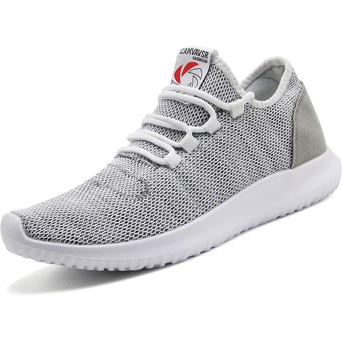 CAMVAVSR Men's Sport Shoes Non Slip Lightweight Breathable Mesh Soft Sole Run Walk Tennis Athletics Sneakers for Men Gray Size 13 Squat Weight Lifting Treadmill Shoes