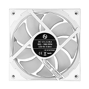 Lian Li ST120-3W White 3 Pack, ARGB 120mm LED PWM, with Fan Controller