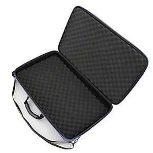 CASEMATIX DJ Controller Case Compatible with Pioneer DJ Controller DDJ-SR, SR2, REV1, DDJ-REV1, FLX4, Denon MC4000, Numark NVII, Mixtrack Pro3, NV Platinum With Adjustable Shoulder Strap