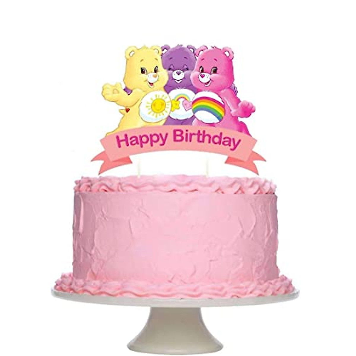 SSL SERVIS CareBear Cake Topper | Cartoon Bears Cake Topper | Cartoon CareBears Birthday Decorations | Cartoon bears party supplies