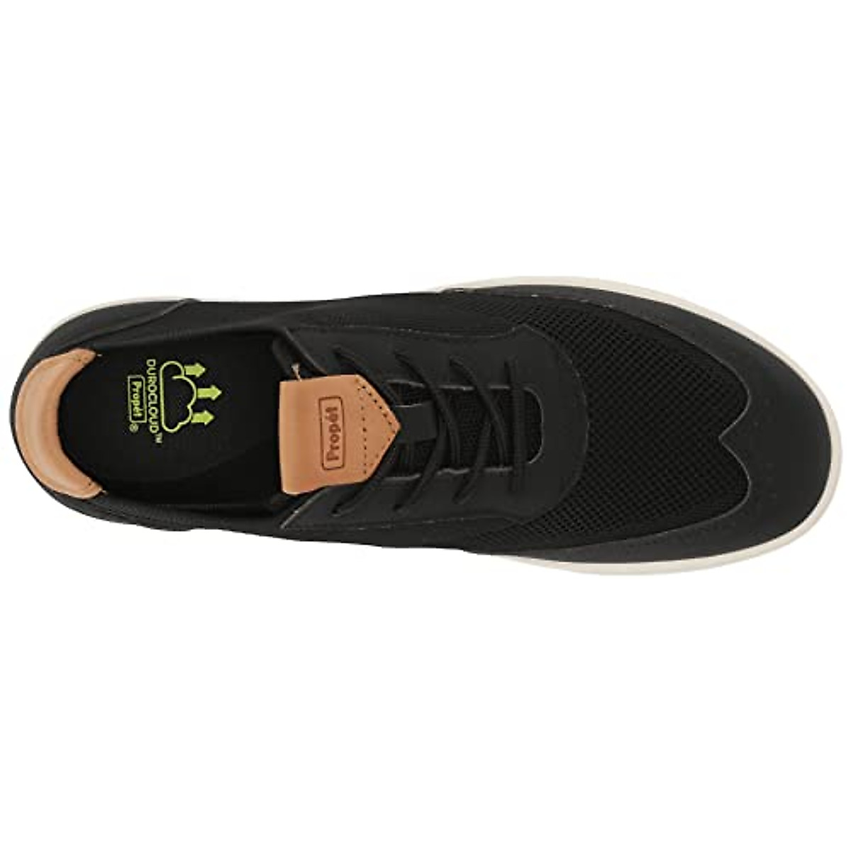 Propét Women's Klaire Sneakers, Black, 12 X-Wide US