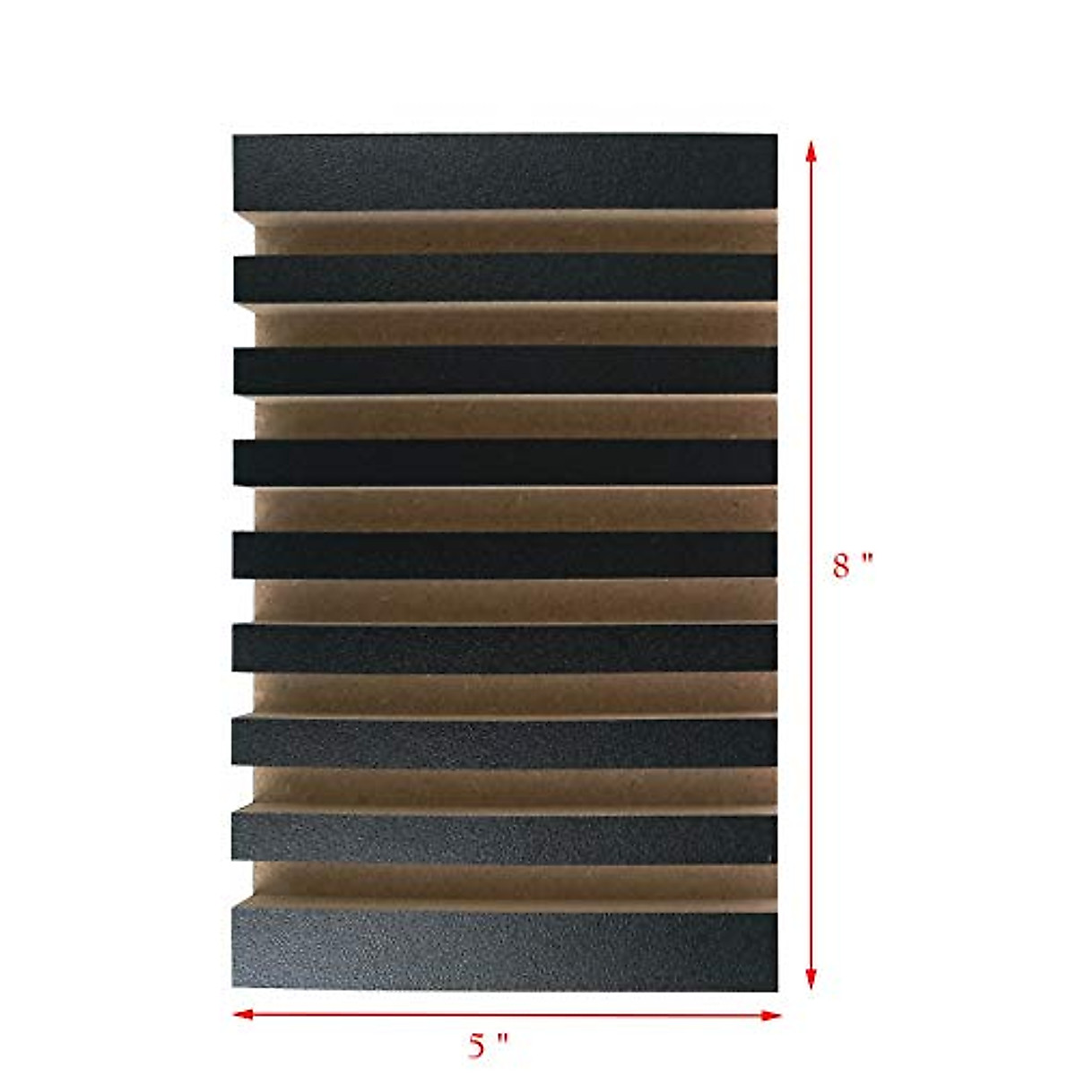 FixtureDisplays® Modern Portable Mini CD Box Holder 8 Slot Storage Organizer Media Storage Rack 18473-1PK-NPF