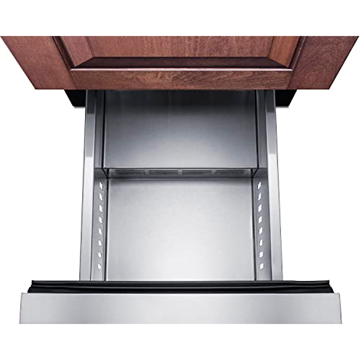 Summit Appliance ASDR1524PNR 15" Wide 2-Drawer All-Refrigerator; Panel-ready Drawer Fronts (Panels Not Included); 1.7 cu.ft Capacity; Frost-Free Operation; Stainless Steel Cabinet and Door