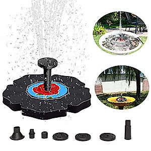 XXXDXDP Floating Solar Fountain Standing Floating Solar Bird Bath Water Pumps for Garden