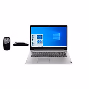 Lenovo IdeaPad 3 17" HD+ LED Laptop, AMD Ryzen 7 3700U (4-Core), 12GB DDR4, 1TB HDD + 128GB SSD, AMD Radeon Vega 10, WiFi, Bluetooth, Webcam, Fingerprint Reader, Media Reader, Windows 10 w/ Accessory