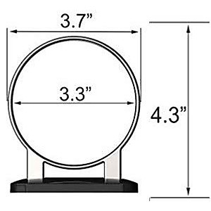 shan Jiang Self-Adhesive Hair Dryer Holder, Wall-Mounted Storage Device, for Bathroom, Household Hair Dryer Holder.