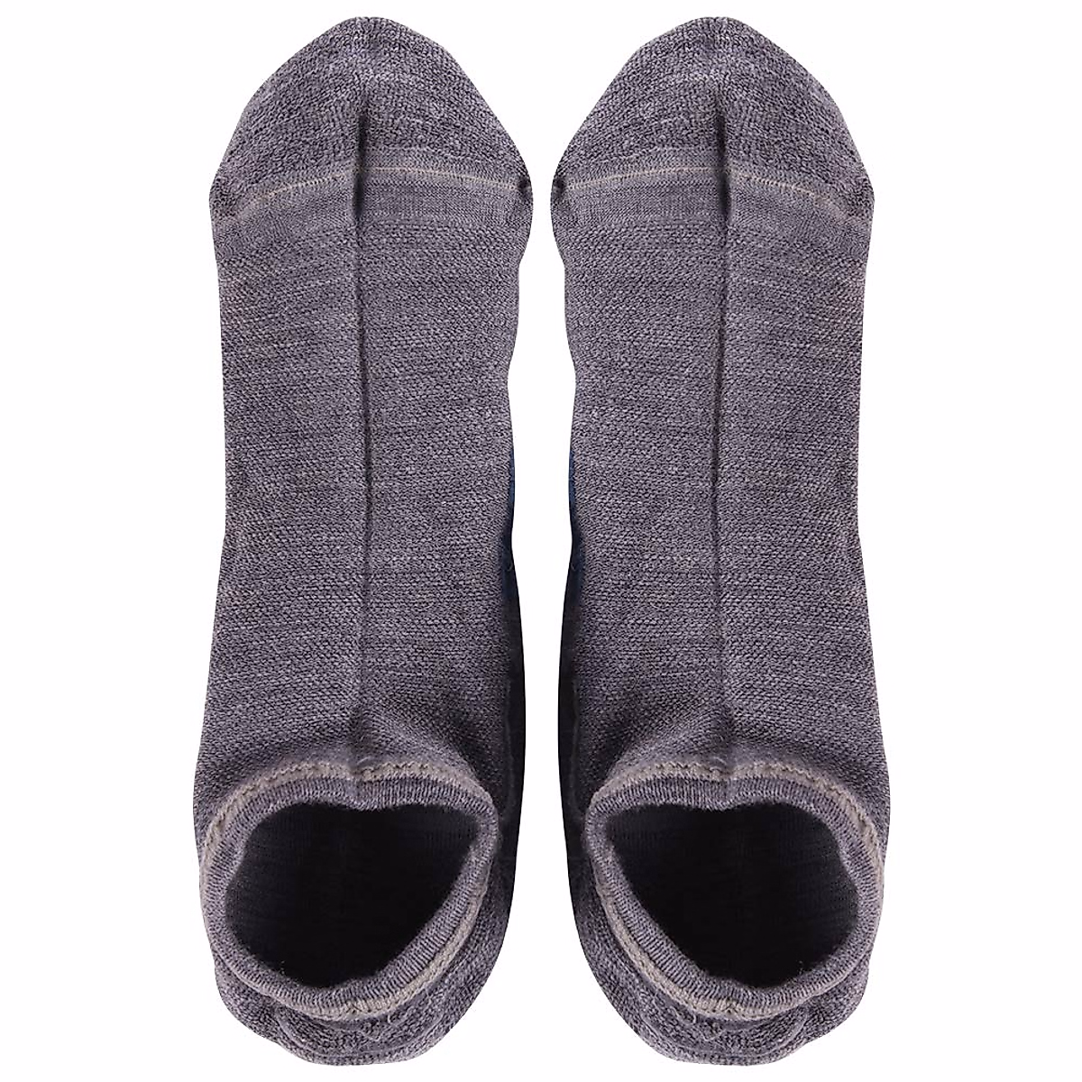 Merino Wool No Show Running Socks Men, ZEALWOOD Low Cut Wool Fuzzy Socks Womens Mens Hiking Socks Women Men Moisture Wicking Non Slip Cushion Ankle Wool Socks For Women Athletic Cycling Socks 3 Pairs