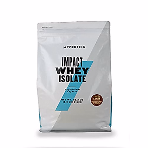 Myprotein Impact Whey Isolate Protein Powder (Cookies & Cream, 5.5 Pound)