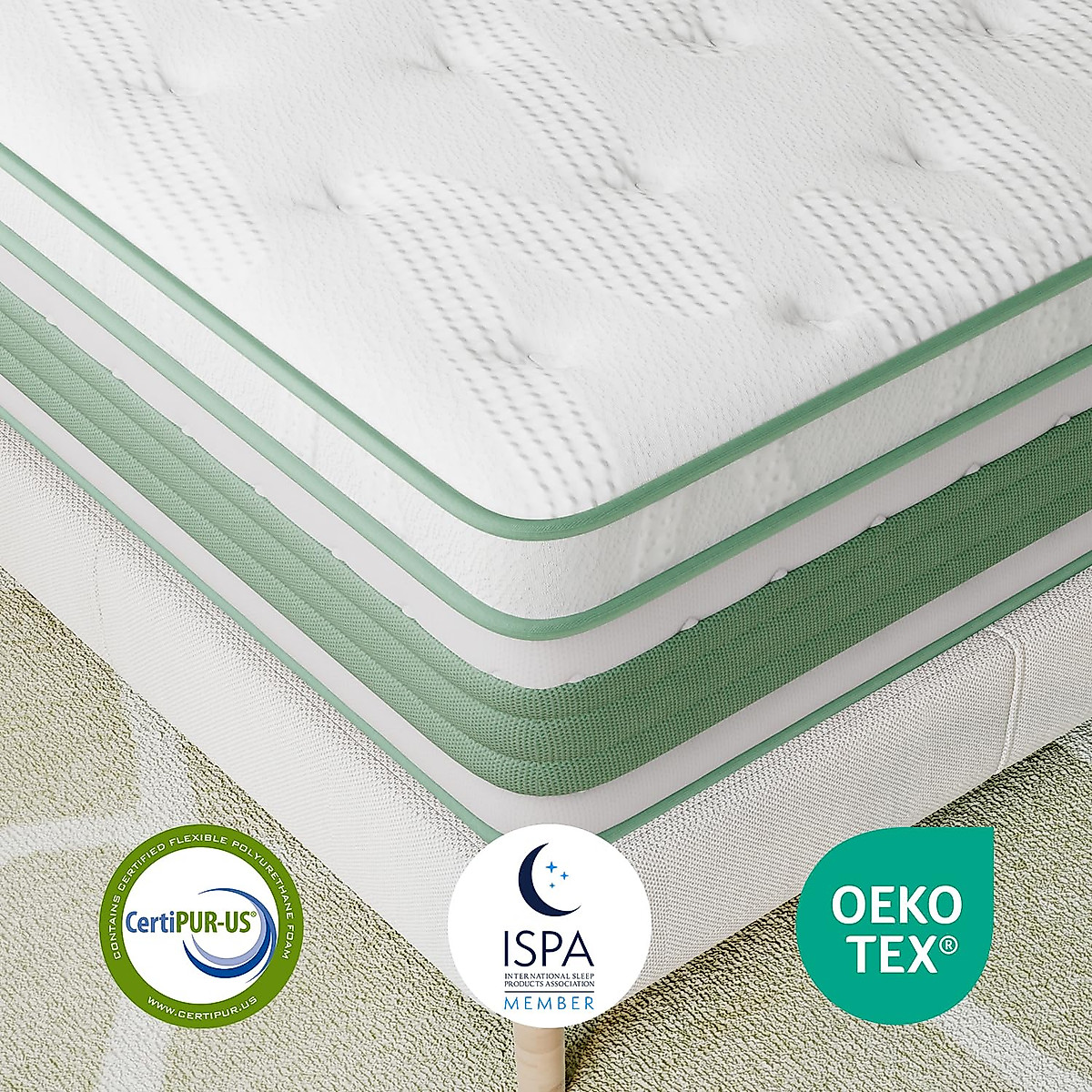 Novilla Full Size Mattress, 12 Inch Hybrid Mattress in a Box, Gel Inflation Memory Foam with Pocket Coils for a Cozy Night, Balance Support, Medium Firm Full Mattress, Pillow Top Mattress Full