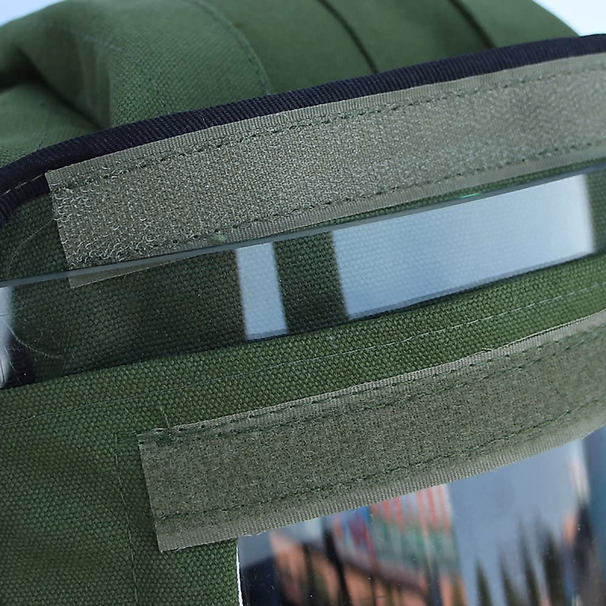 CKLT Sand Blasting Hood Cap, Canvas Shawl Sandblaster Protective Gear Mask Anti-dust Hood for Spraying Sanding Cutting, DIY Painting Woodworking Protection