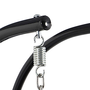 Island Gale® Luxury 2 Person Wicker Swing Chair ((2 Person) X-Large, Charcoal Rattan/Charcoal Cushion)