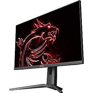 MSI Full HD Gaming RGB Non-Glare Super Narrow Bezel 1ms 1920 x 1080 144Hz Refresh Rate Adjustable Height Arm FreeSync 27” IPS Gaming Monitor (Optix MAG273R), Black (OPTIXMAG273R)