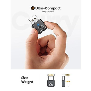 Dofuhem Metal Mini Mouse Mover with 2 Buttons Undetectable Tiny Mouse Jiggler with ON/Off Switch 3 Jiggle Modes Automatically Simulates Mouse Movement for Computer Awakening