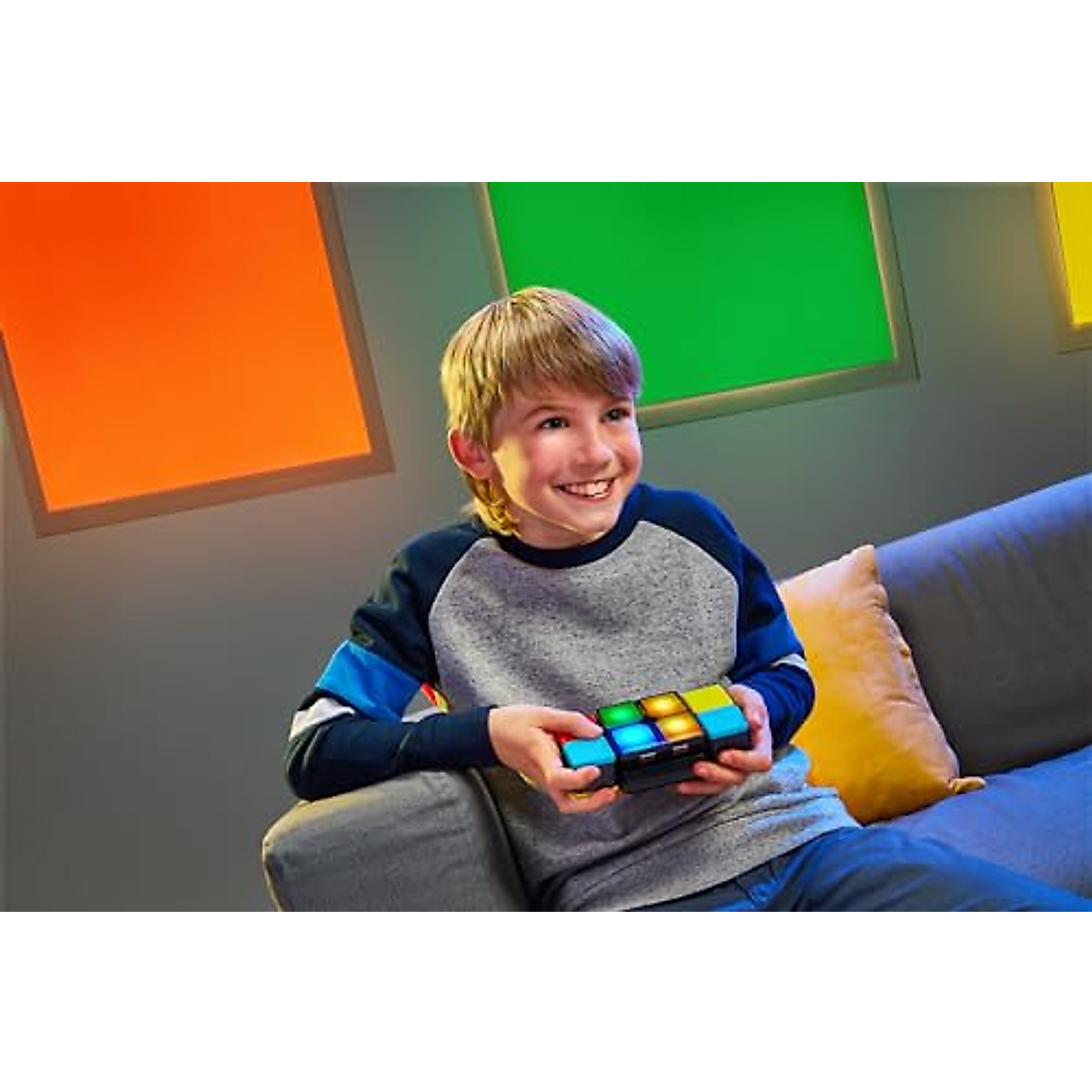 Flipslide Game - Electronic Handheld Game | Addictive Multiplayer Puzzle Game of Skill | Flip, Slide & Match Colors to Beat the Clock | 4 Thrilling Game Modes | Ages 8+ | Includes Batteries