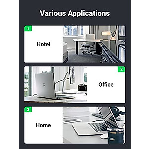 UGREEN Ethernet Extension Cable Cat6 LAN Cable Extender Cat 6 RJ45 Network Patch Cord Male to Female Connector for Router Modem Smart TV PC Computer Laptop 10FT