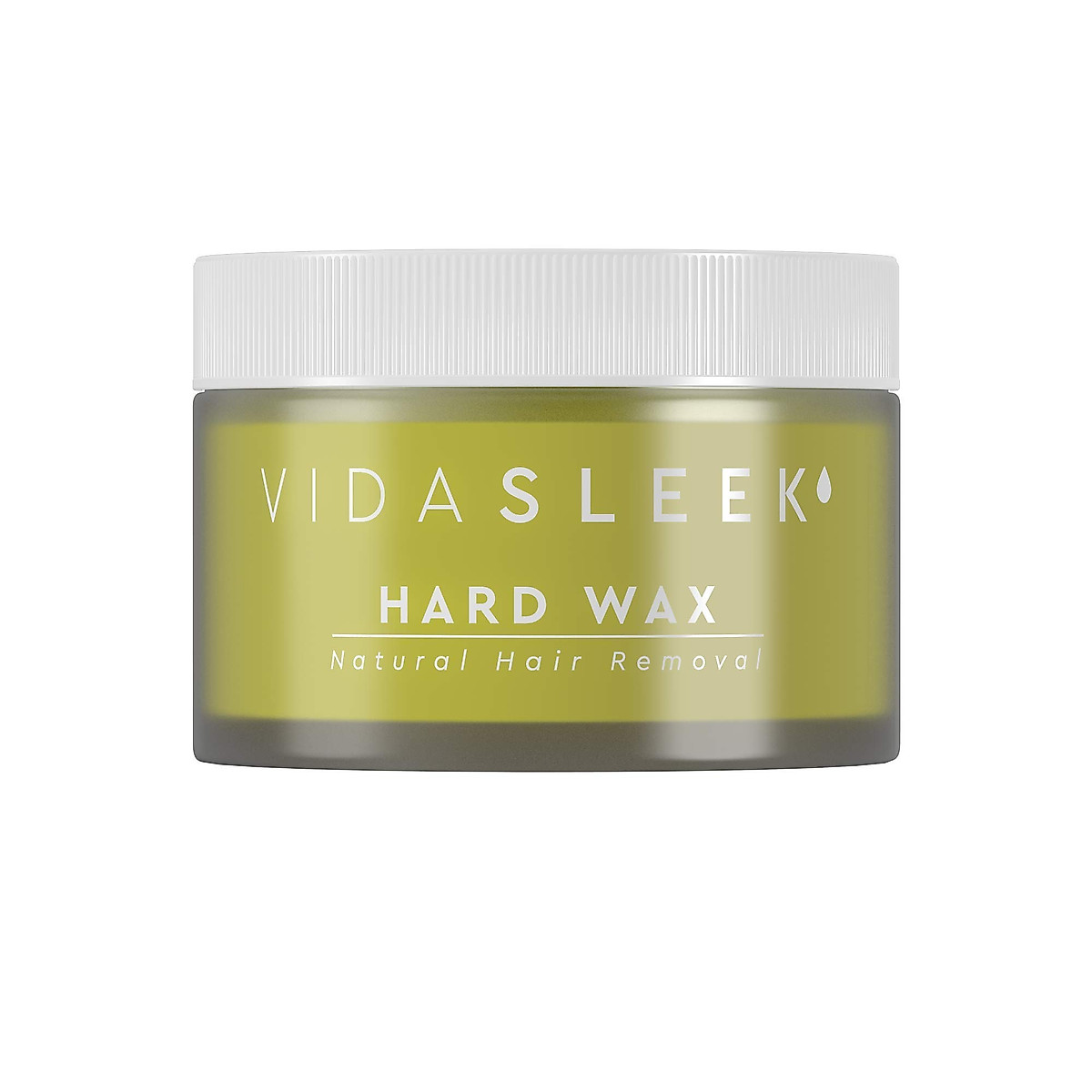VidaSleek Hard Wax Kit: Wax Kit for Coarse Hair - At Home Waxing Kit With Hard Wax for Face, Underarms, Bikini - Microwavable, Stripless, All Natural, Plant-based Chlorophyll