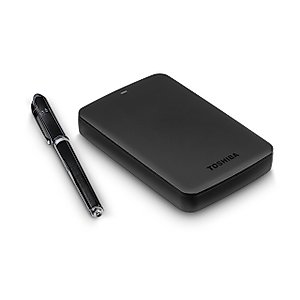 Toshiba Canvio Basics 3TB Portable Hard Drive (HDTB330XK3CA), Black