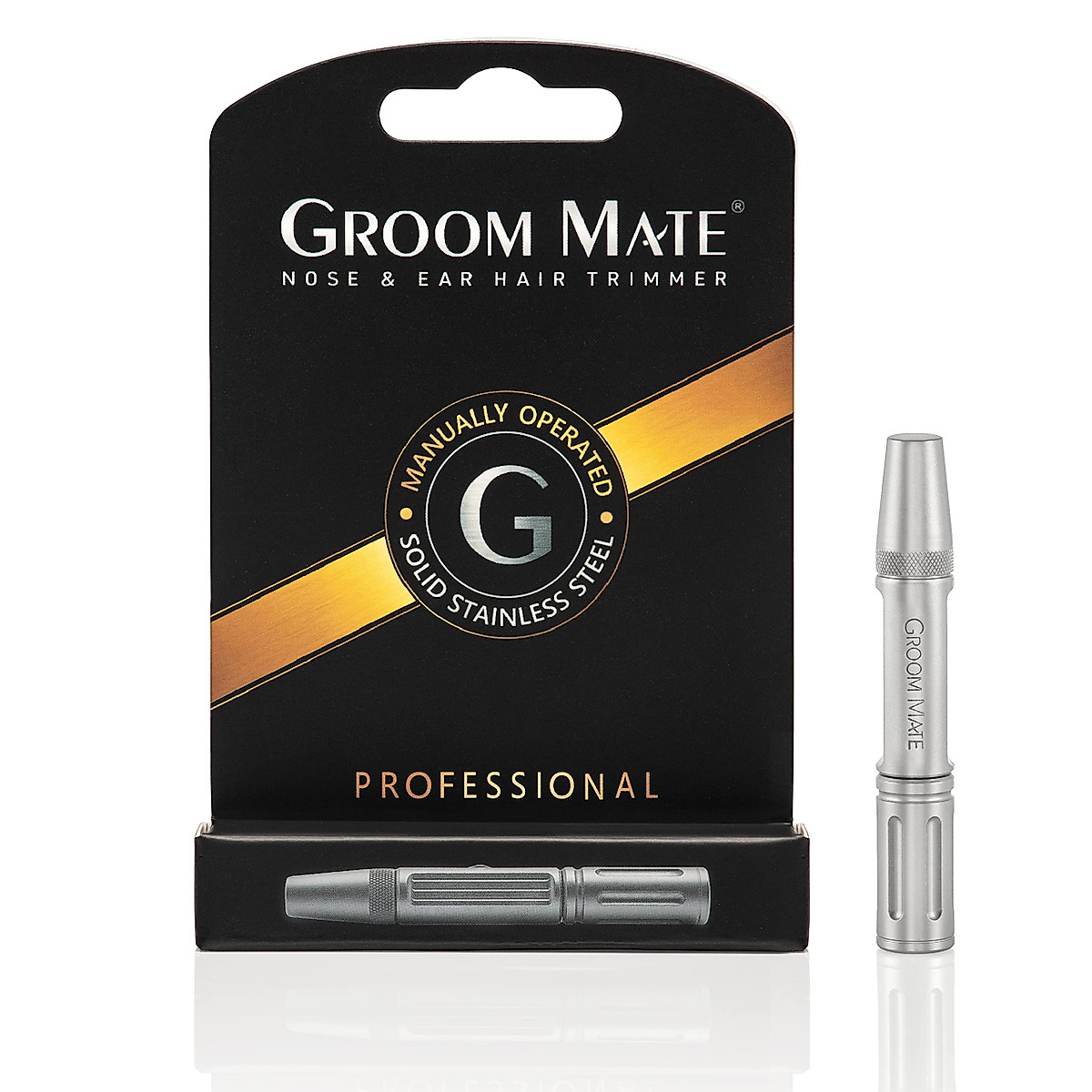 Groom Mate Professional Nasal & Ear Hair Trimmer - Made in USA