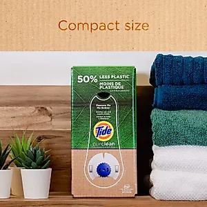 Tide Purclean Plant-Based Epa Safer Choice Natural Laundry Detergent Liquid Soap Eco-Box, Ultra Concentrated High Efficiency (He), 72 Loads