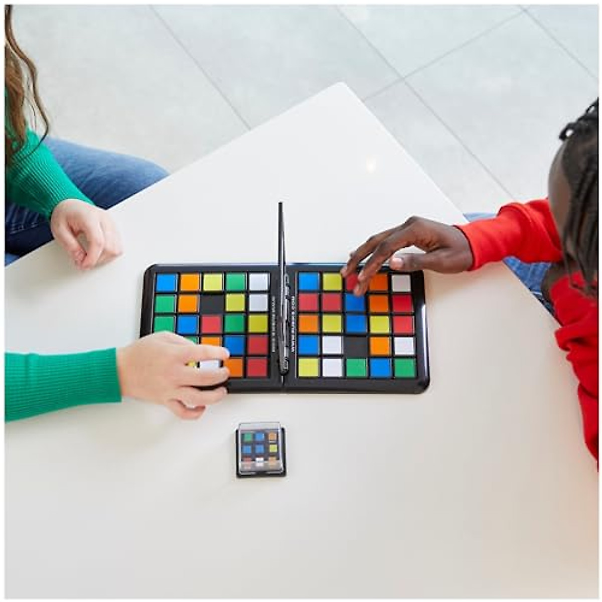 Rubik’s Race, Classic Fast-Paced Strategy Sequence Brain Teaser Travel Board Game Two-Player Speed Solving Face-Off for Adults & Kids Ages 7 and up