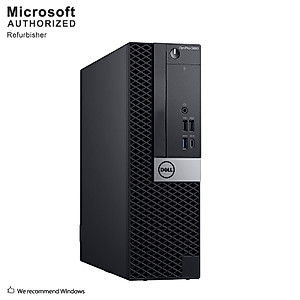 Dell OptiPlex 5060 SFF High Performance Desktop Computer, Intel Six Core i5-8500 up to 4.1GHz, 16G DDR4, 256G SSD, WiFi, BT, 4K Support, DP, Windows 10 Pro 64 Bit English/Spanish/French (Renewed)