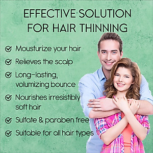 Peppermint Oil Shampoo and Conditioner Set for Hair Growth and Thickening - For Thinning Hair and Hair Loss Treatments for Women & Men, Sulfate Free, 20.2 FL Oz Each