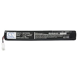 Replacement portable printer battery PA-BT-300,PA-BT-500,LB4707001,PJ-4844A,SB-BT500-N,PT-1501A ,205526 for PJ200,PocketJet 3,PocketJet 3 Plus,PocketJet 3 Printer,PocketJet II Printer 14.4V/360mAh