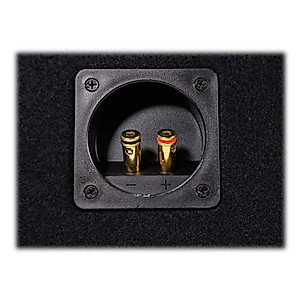 Rockville RV12.1C 600w 12" Loaded Car Subwoofer Enclosure+Mono Amplifier+Amp Kit,Black