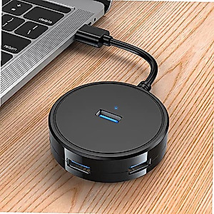 SHYPT USB 2.0 Extender Adapter Branch Computer U Disk Extension Cable Set Extender (Color : Black)