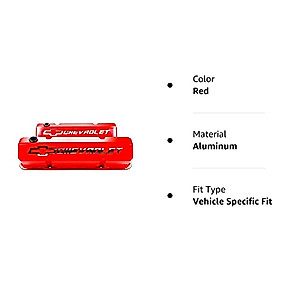 Proform 141-931 Slant Edge Valve Cover, Red