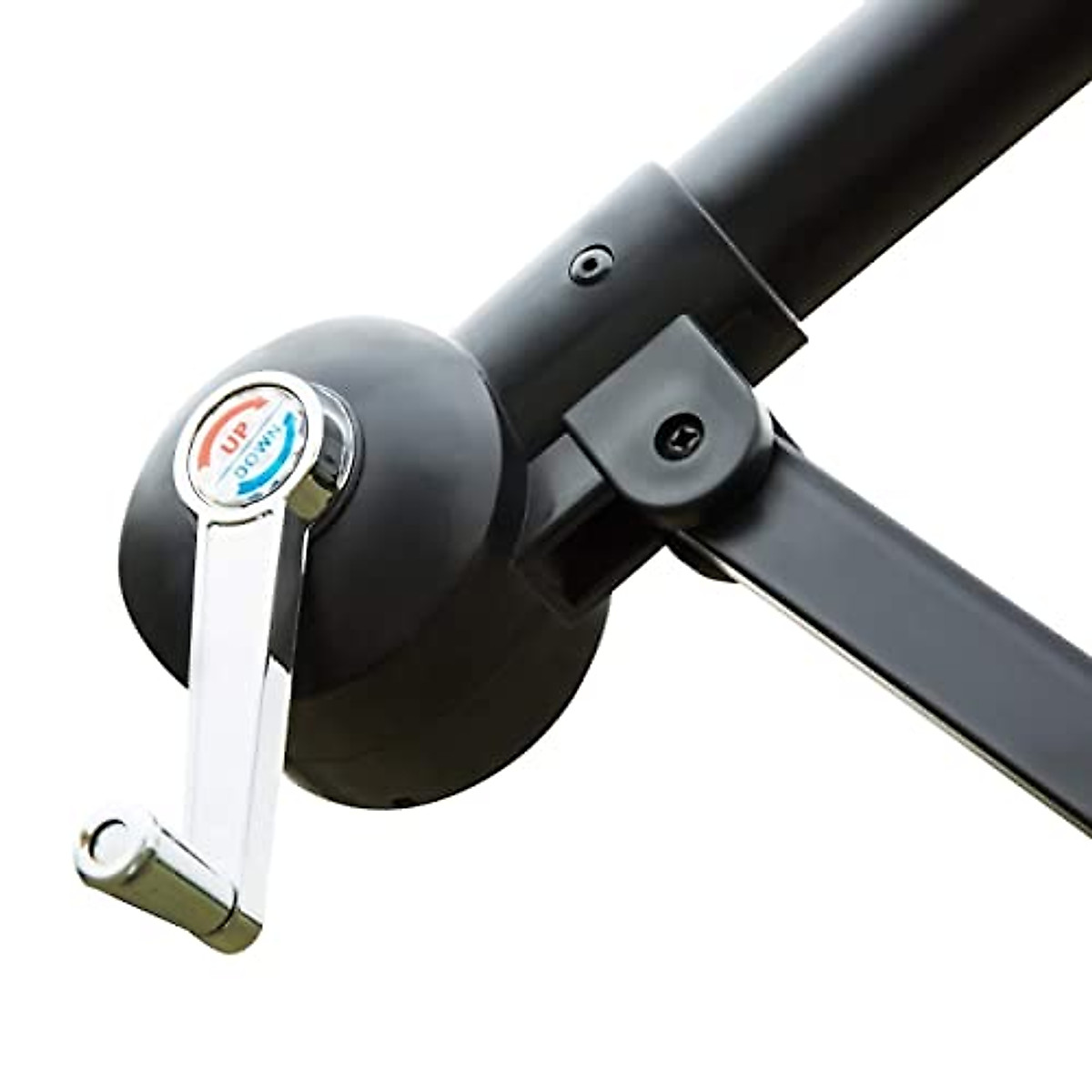 Sunnyglade 10Ft Outdoor Adjustable Offset Cantilever Hanging Patio Umbrella (Tan)