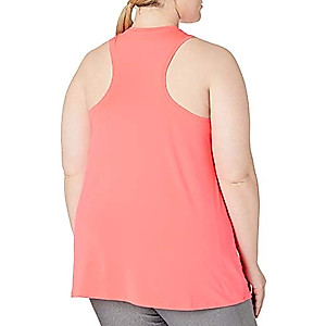 Amazon Essentials Women's Tech Stretch Racerback Tank Top (Available in Plus Size), Bright Pink, 3X