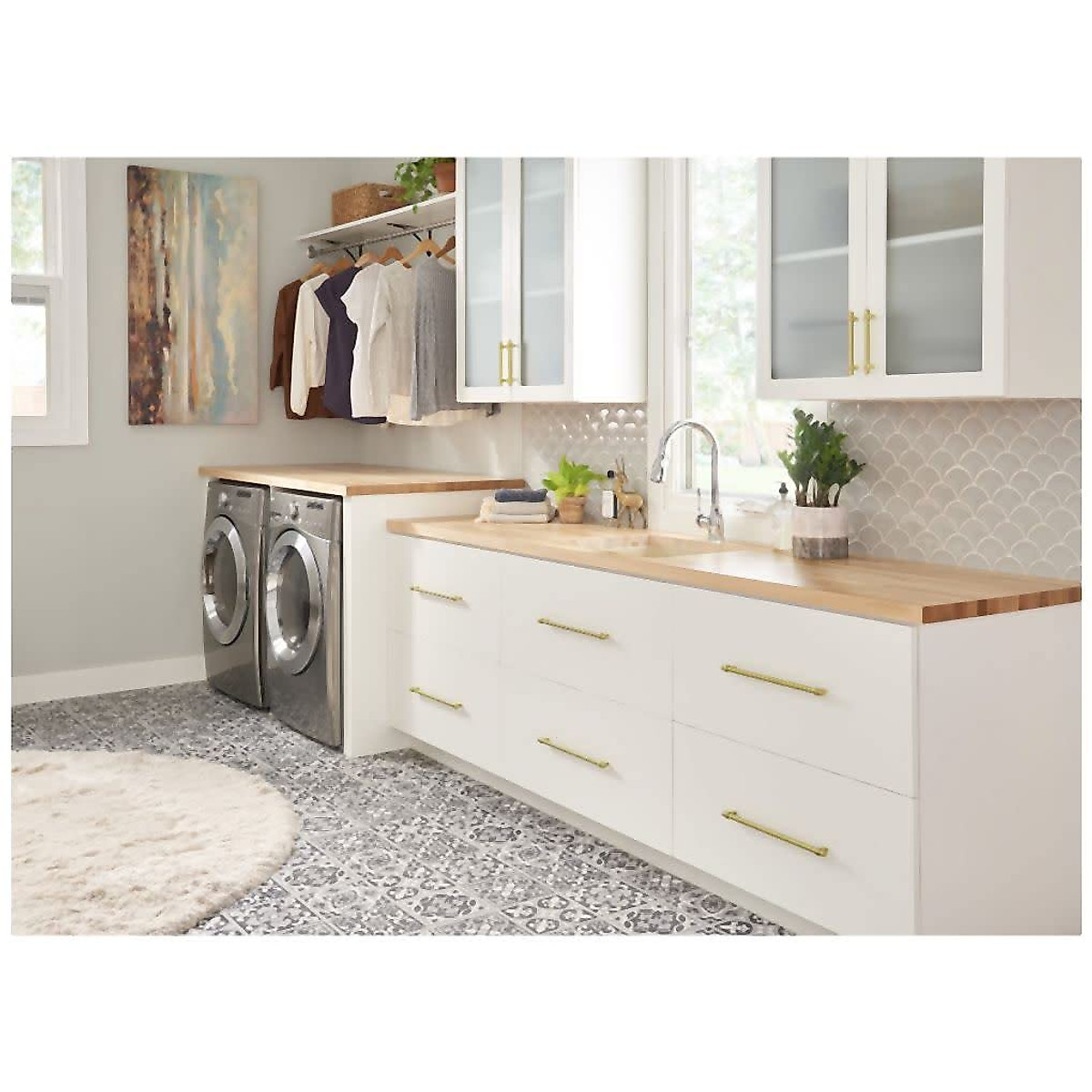 Jeffrey Alexander 596SN Pull Key Grande Collection, Satin Nickel