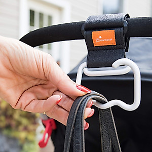 Dreambaby Strollerbuddy EZY-Fit Giant Stroller Hook, Silver/Black