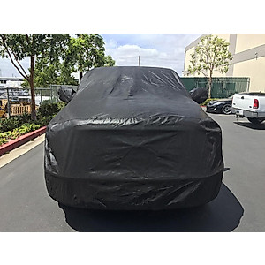 CarsCover Custom Fits for 2001-2024 Ford F150 Crew Cab 5.5ft Short Bed Box Truck Car Cover Premium Xtrashield Black
