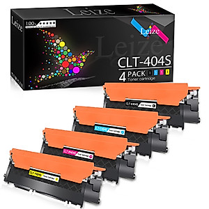 Leize Compatible Toner Cartridge Replacement for Samsung 404S CLT-404S to use for Xpress C480FW C430W SL-C430W SL-C480FW SL-C480FN Printer CLT-K404S CLT-C404S CLT-M404S CLT-Y404S [KCMY-4 Packs]