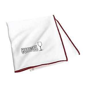 Riedel Vinum Bordeaux Grand Cru Glasses (4-Pack) with Polishing Cloth Bundle (3 Items)