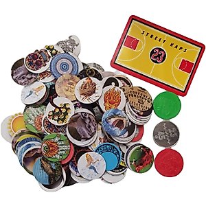 200 Assorted Pog Milkcaps with 6 Slammers