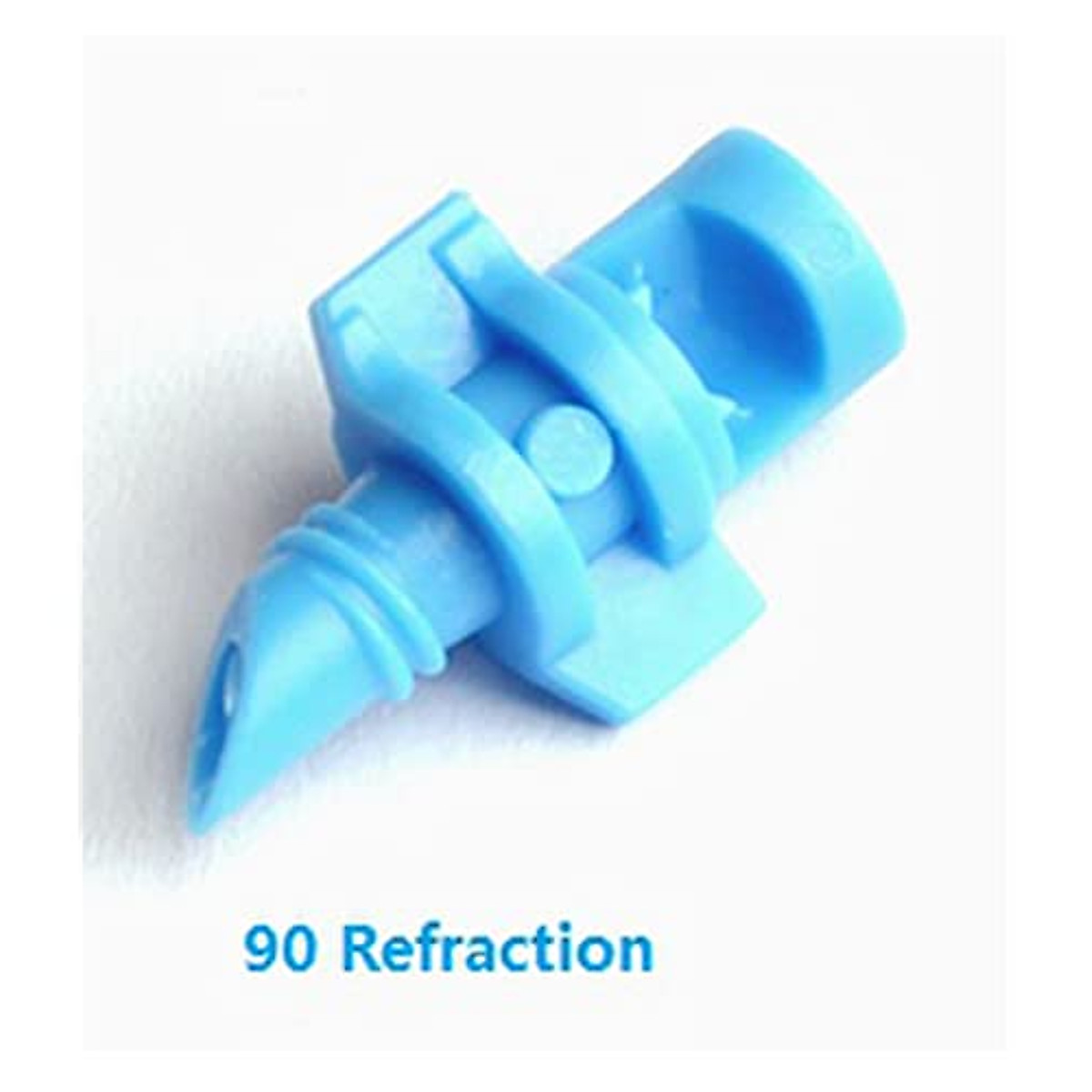 VIEUE Garden Drip Irrigation System Accessories 500 Pieces 90 180 360 Degree Refraction Atomizing Nozzle Sprinkler Simple Garden Bonsai Flower Fruit Tree Irrigation Sprayer (Color : 90 Degree)