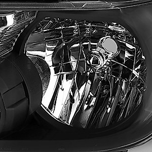 AKKON - For Toyota Tundra OE Replacement Black Headlights Driver/Passenger Head Lamps