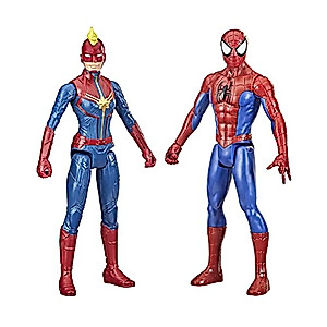Marvel Titan Hero Series Action Figure Multipack, 6 Action Figures, 12-Inch Toys, Inspired Comics, for Kids Ages 4 and Up (Amazon Exclusive)